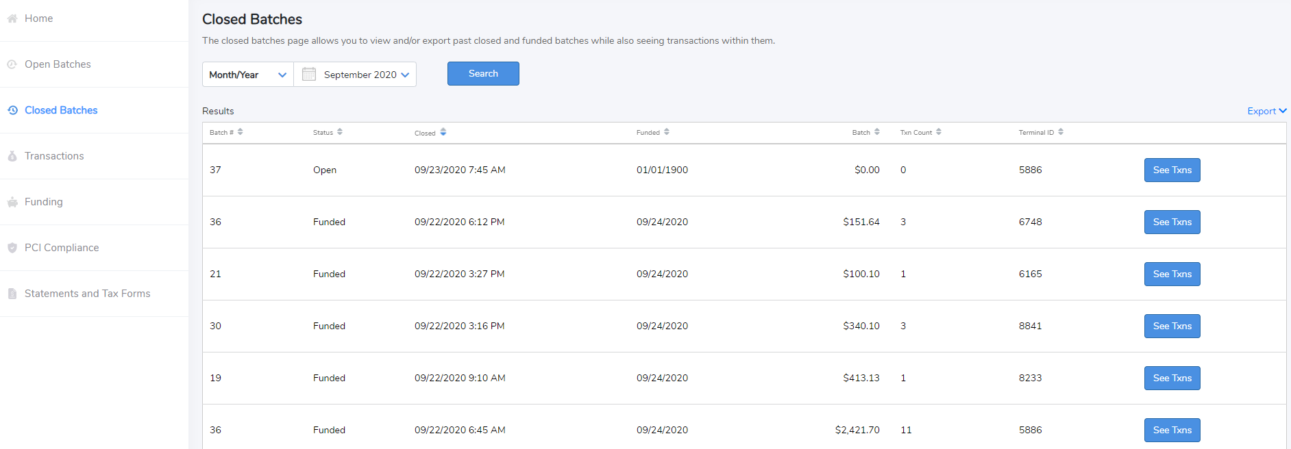 Merchant Portal Reference Guide - Xplor Pay